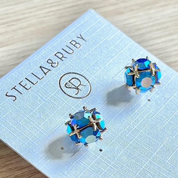 Stella & Ruby | Jewelry | Nwt Stella Ruby Stella Stud Earrings | Poshmark